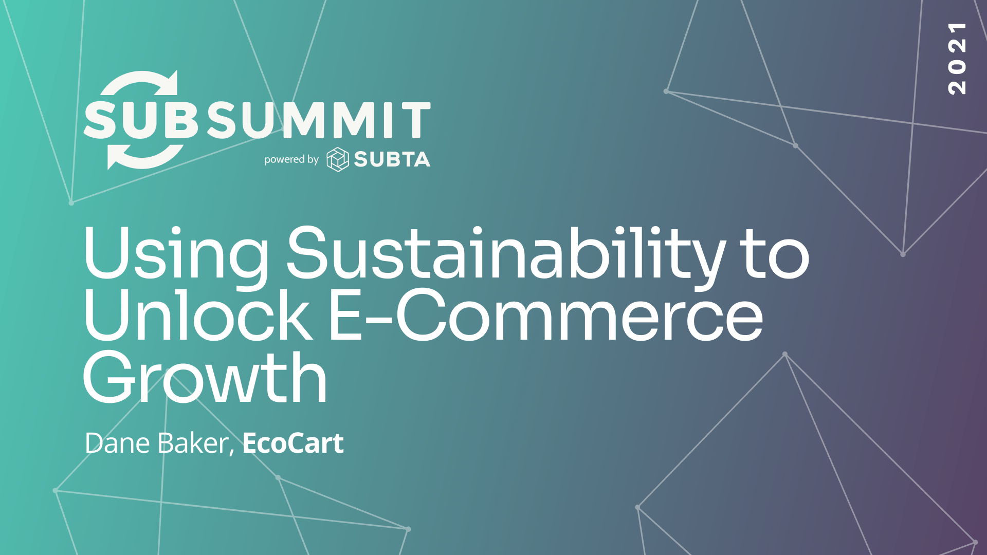 Using Sustainability to Unlock E-Commerce Growth - SUBTA